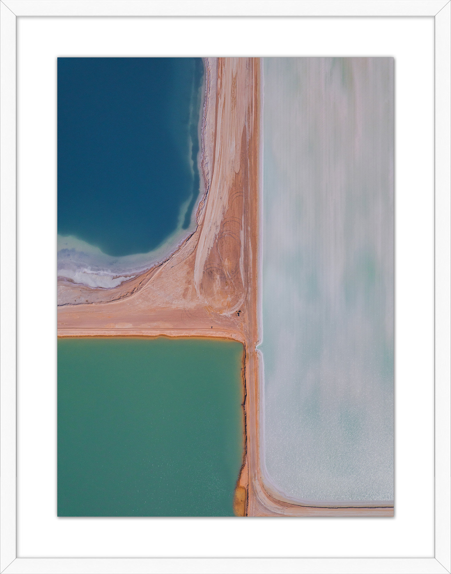 Wendover Art Group Salted Overlaying 1 by Thom Filicia - Shadow Box Painting - Wayfair Canada